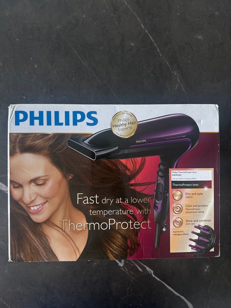Philips ThermoProtect Ionic hairdryer, Beauty & Personal Care, Hair on ...
