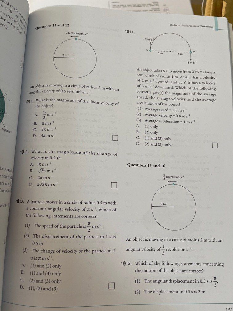 Dse Physics mechanics 練習, 興趣及遊戲, 書本 & 文具, 教科書 - Carousell