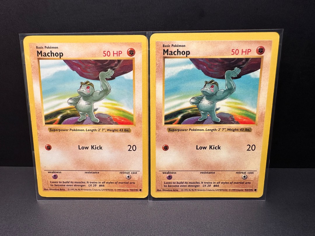 Machop 052/102 Base Set (Shadowless) (BSS) [QYOP] , Hobbies & Toys ...