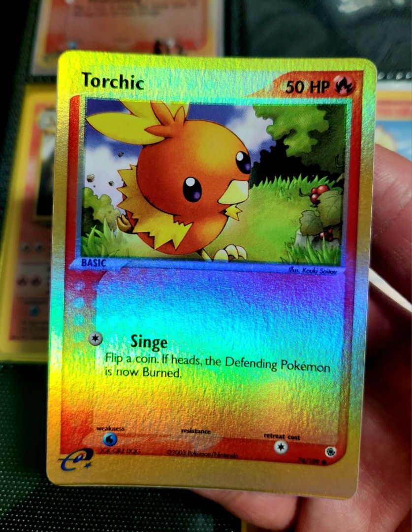 Pokémon EX Ruby Sapphire Torchic Reverse Foil, Hobbies & Toys, Toys ...