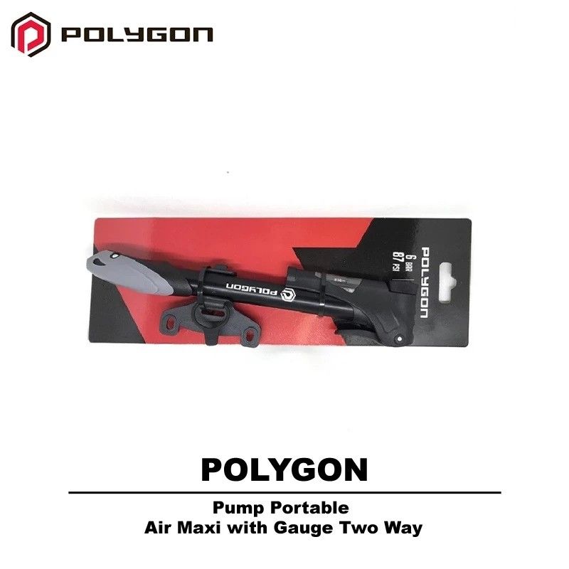 Pompa Mini Sepeda Polygon Air Maxi 2 Way Pump, Olah Raga, Sepeda di ...