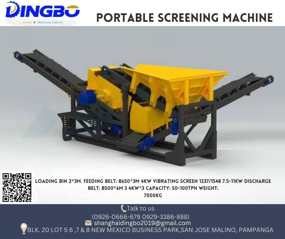 PORTABLE SCREENING MACHINE, Commercial & Industrial, Construction Tools ...