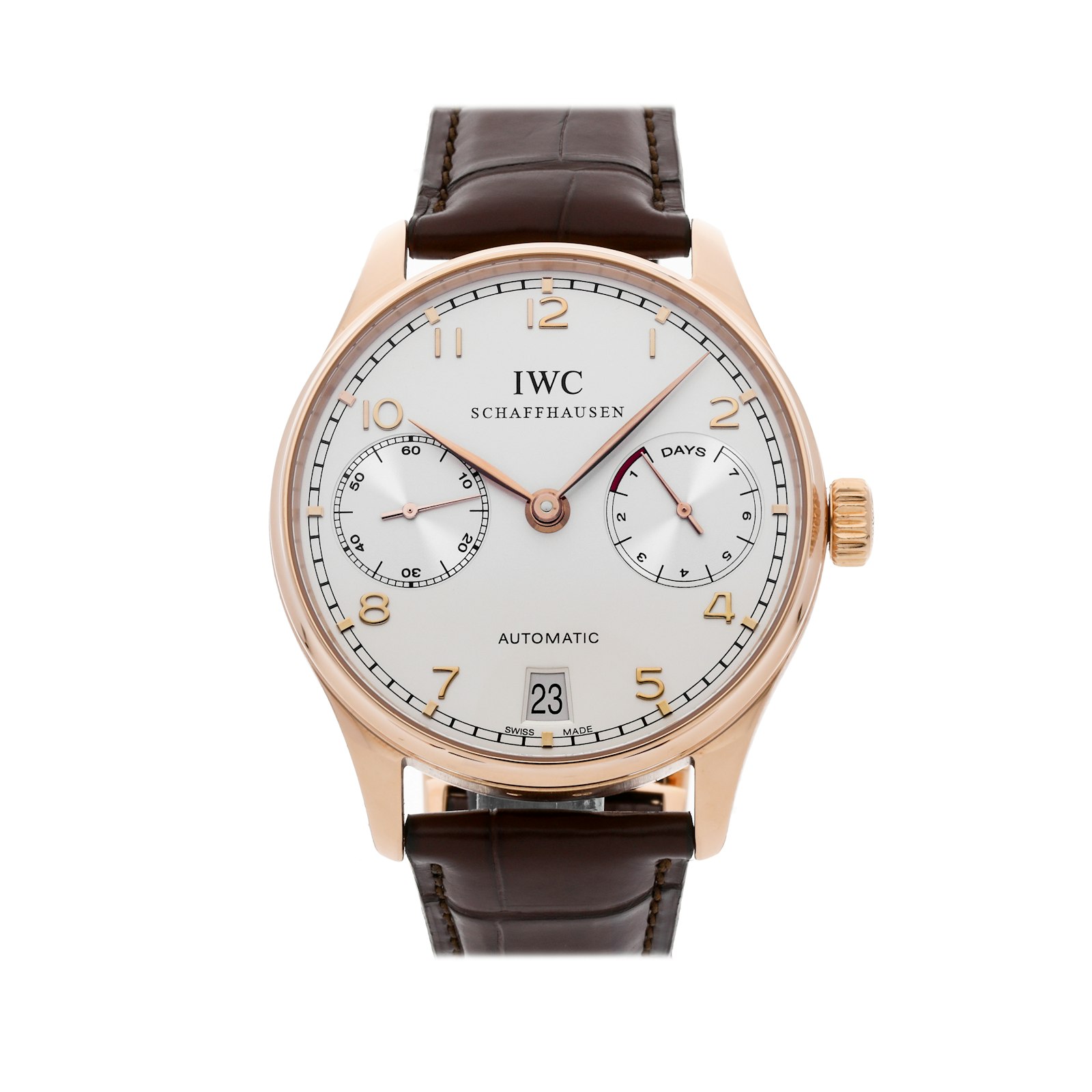 Pre-Owned IWC Portuguese 7 Day IW5001-13, Luxury, Watches on Carousell