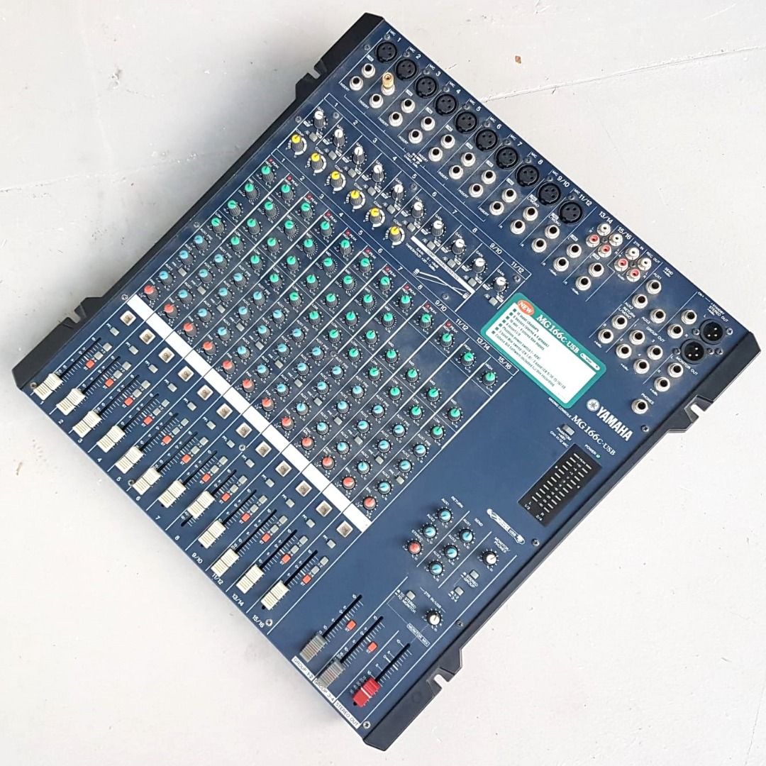 Professional Yamaha Mixing Console MG166C-USB, Art Décor Design, 16 ...