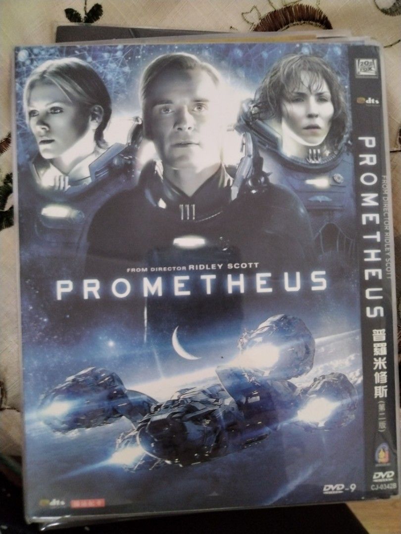 Prometheus DVD, Hobbies & Toys, Music & Media, CDs & DVDs on Carousell