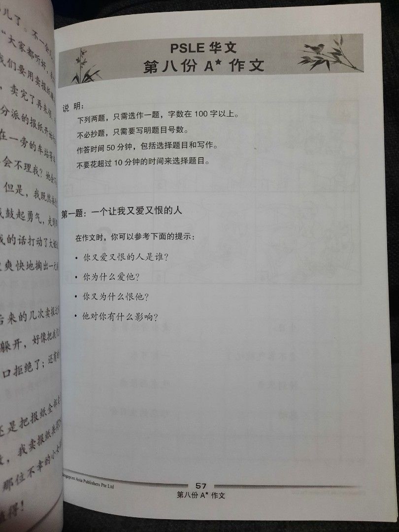 PSLE Chinese composition Primary 6 P6, Hobbies & Toys, Books ...