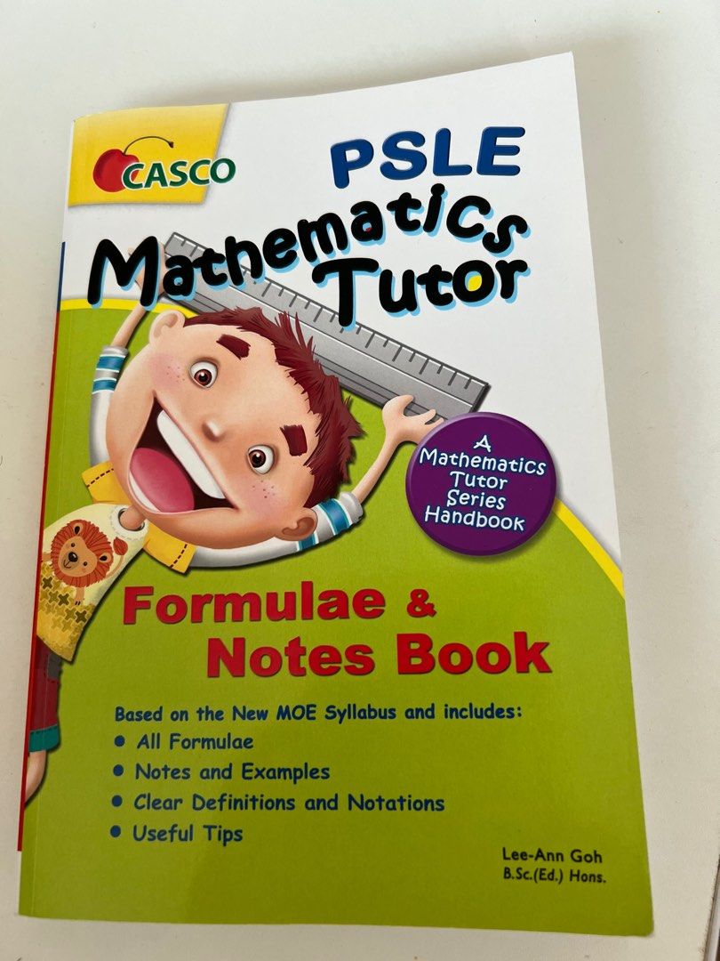 PSLE mathematics Tutor formulae & Notes Book, Hobbies & Toys, Books ...