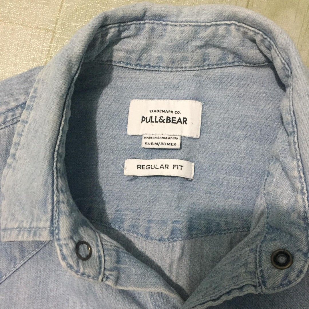 Pull and Bear, Men's Fashion, Tops & Sets, Formal Shirts on Carousell