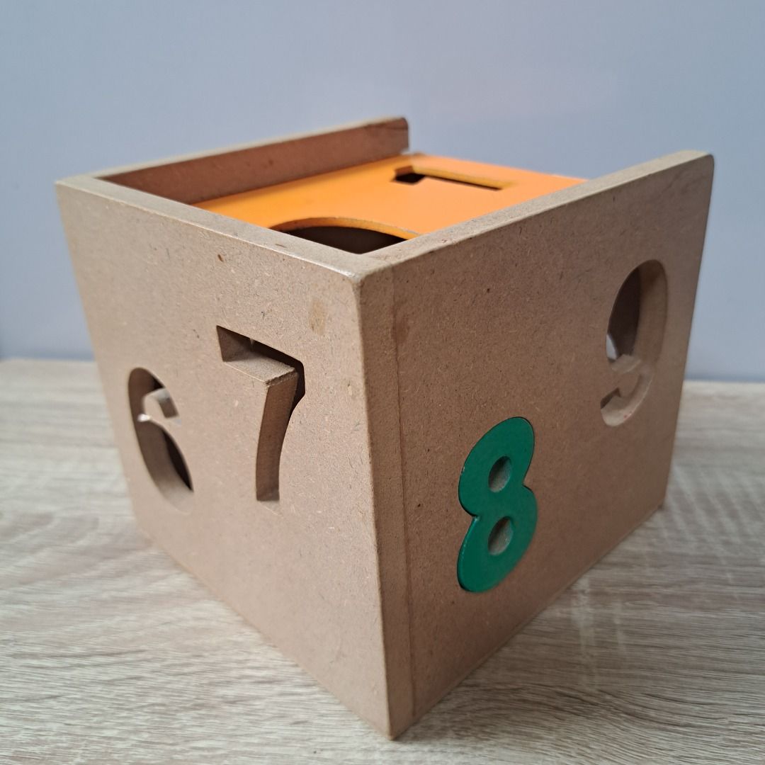Unicef Sorting Box Number Puzzle | Puzzle Angka Balok Kayu | Wooden ...