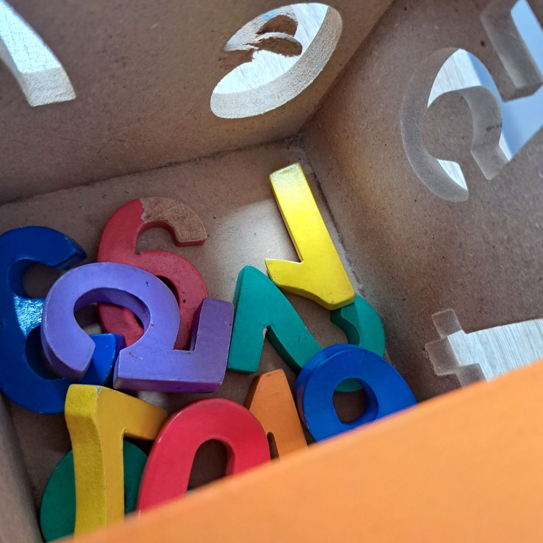 Unicef Sorting Box Number Puzzle | Puzzle Angka Balok Kayu | Wooden ...