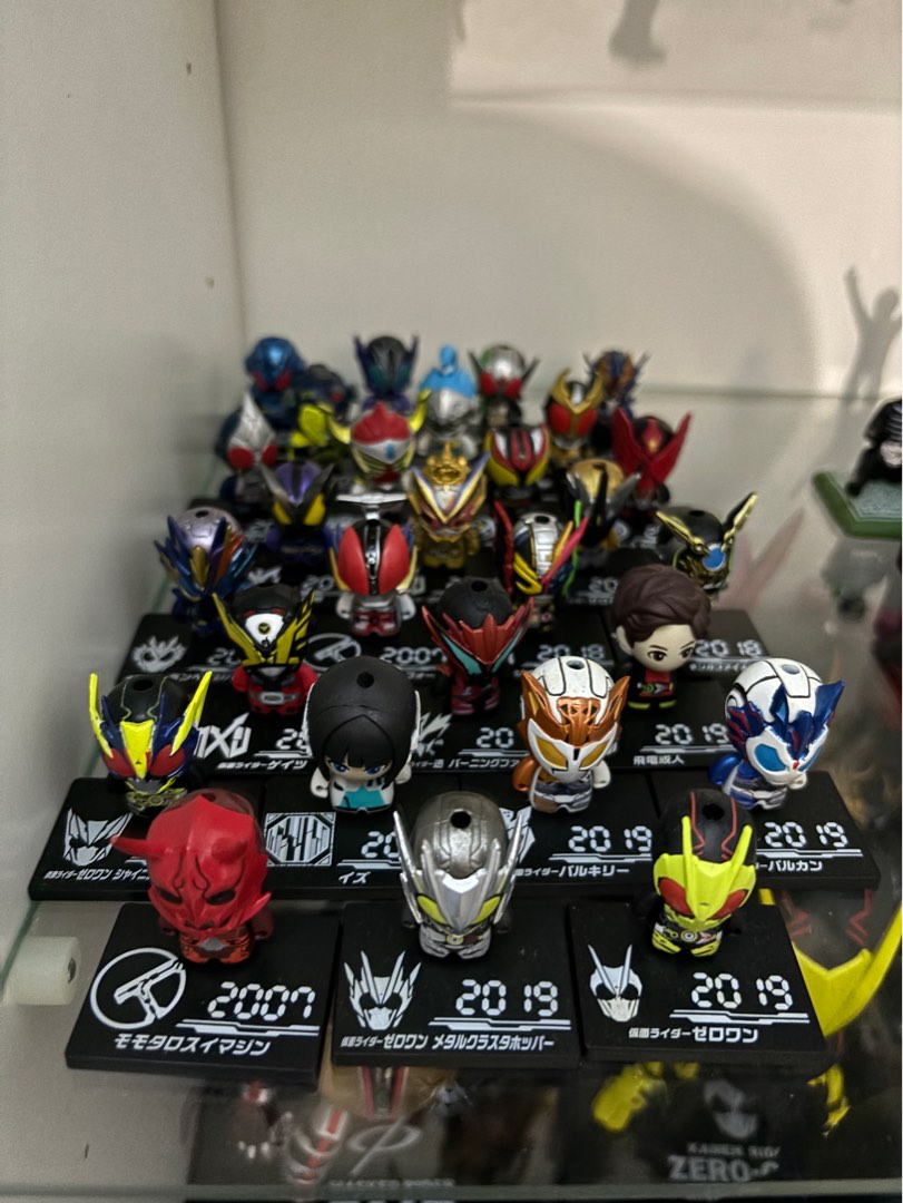 （請詳閱內容）Q版 扭蛋 幪面超人 假面騎士 Collechara 大頭 Zero One Zio Den-O Gaim Blade ...