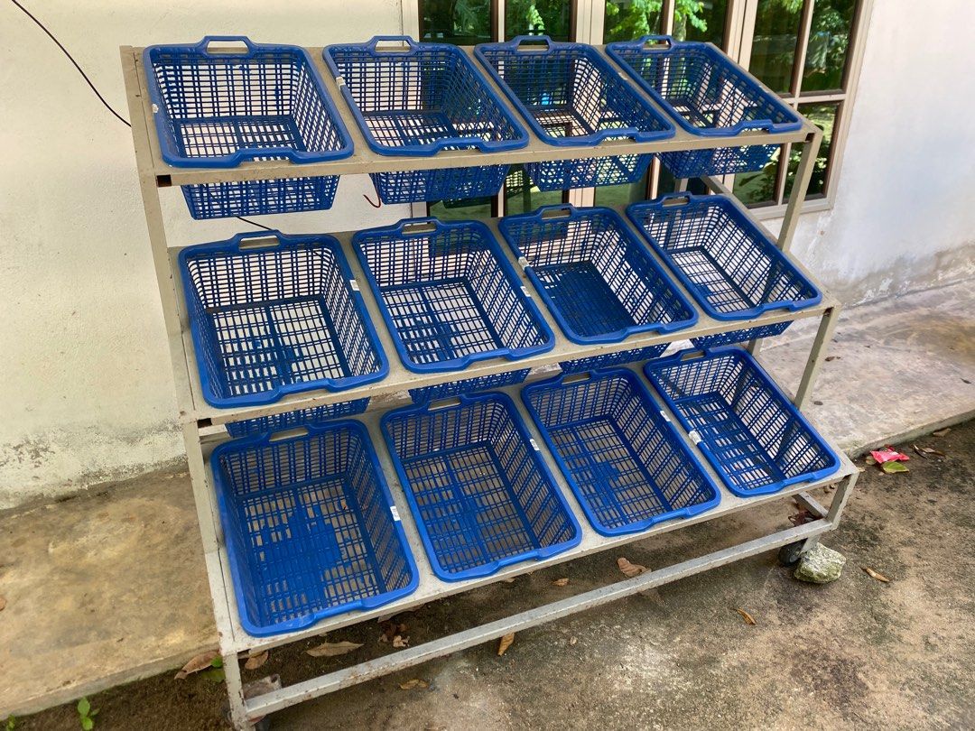 Rak serbaguna/ rak kerepek/ rak barang masak kering kedai runcit ...