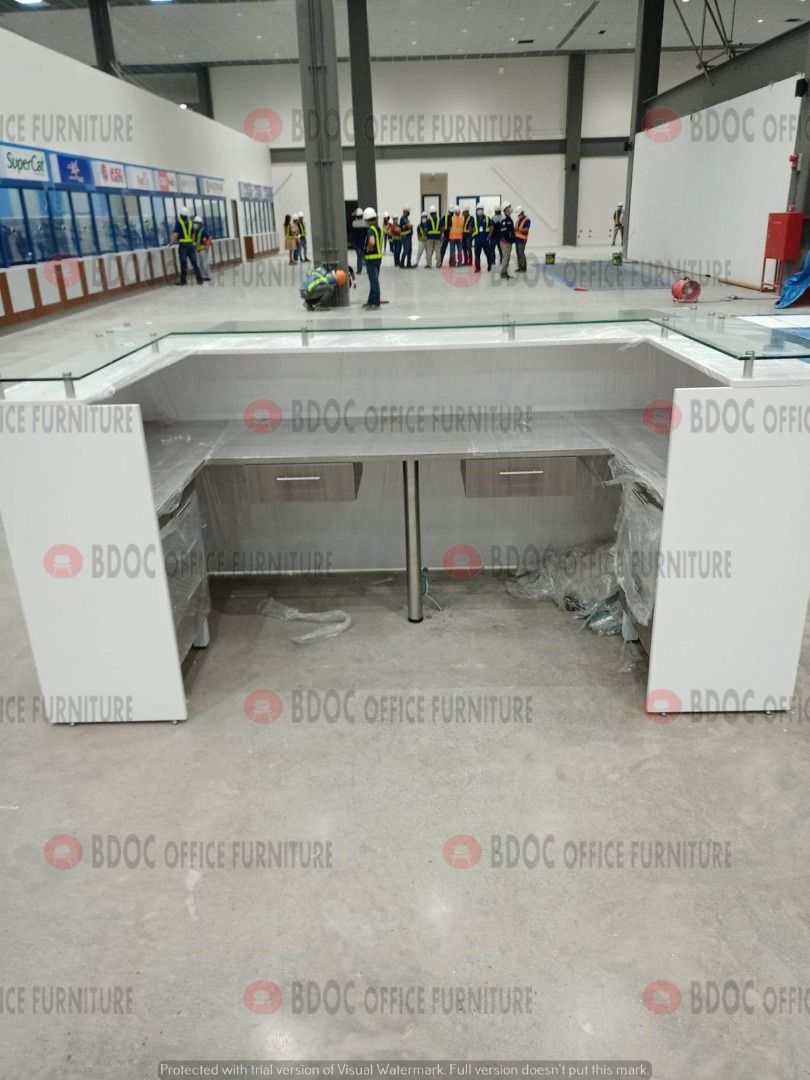Reception counter for office hotels hospitals / partition / toilet ...