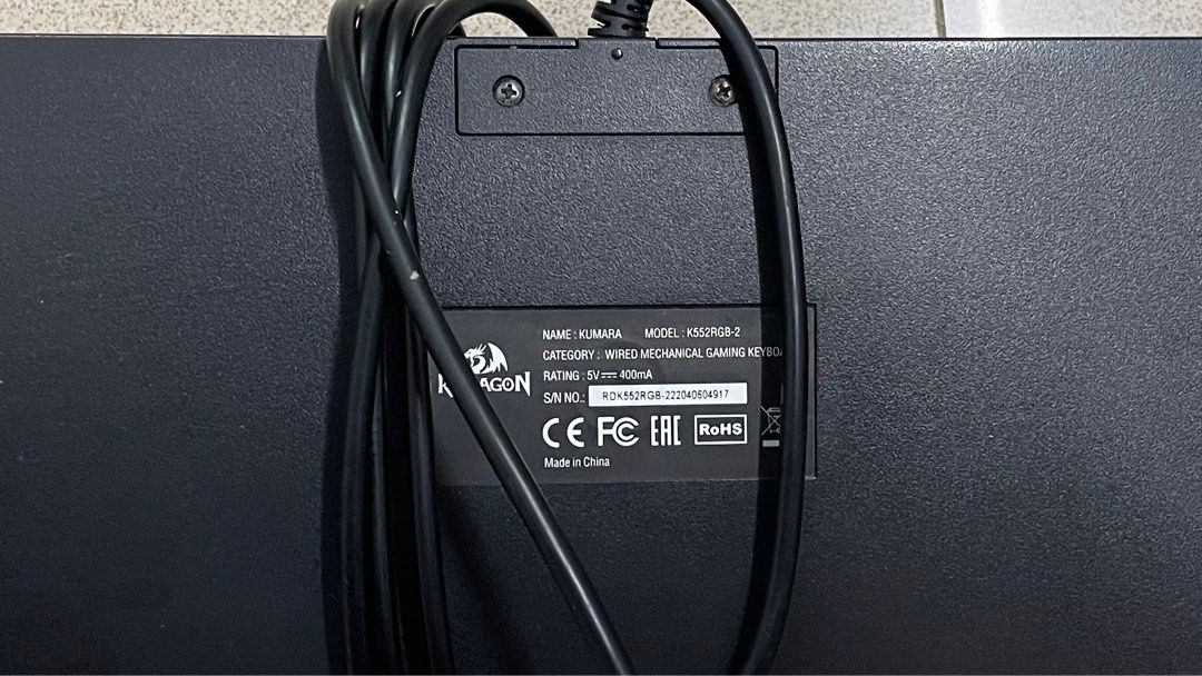 RED DRAGON KURAMA K552-RGB GAMING KEYBOARD, Computers & Tech, Parts ...