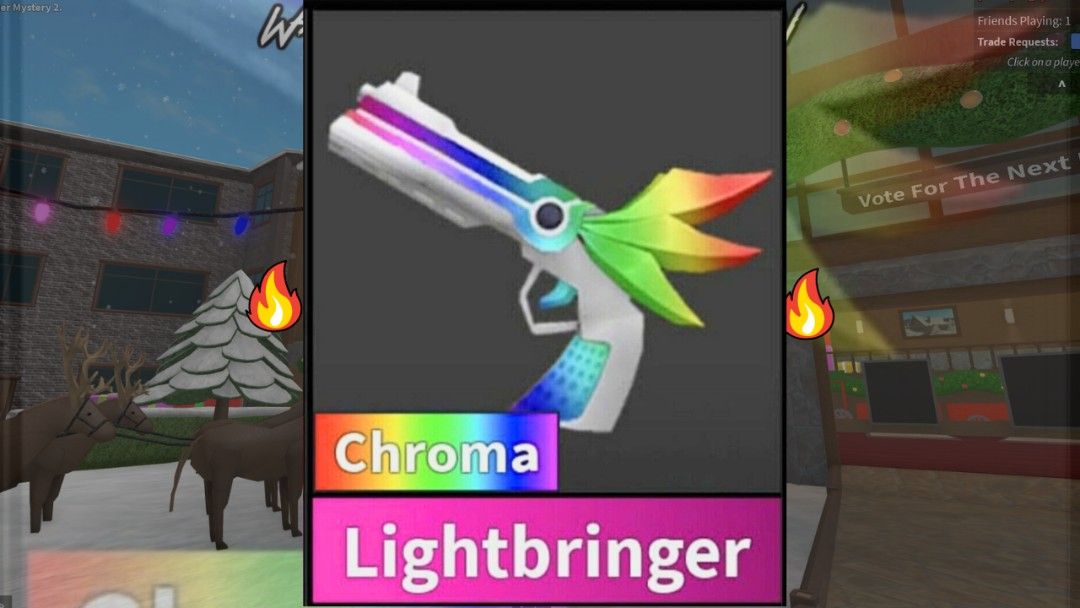 ROBLOX MURDERER MYSTERY 2 (MM2) CHROMA LIGHTBRINGER GODLY FOR SALE ...