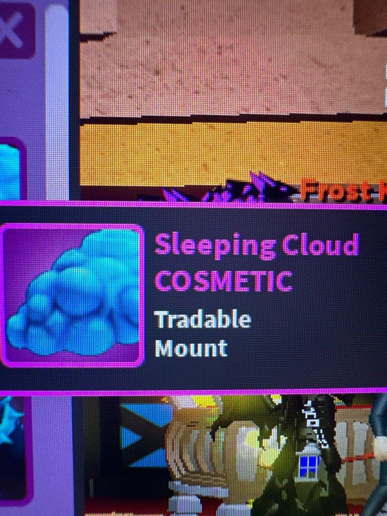 Roblox World Zero “Sleeping Cloud” Mount, Video Gaming, Video Games ...