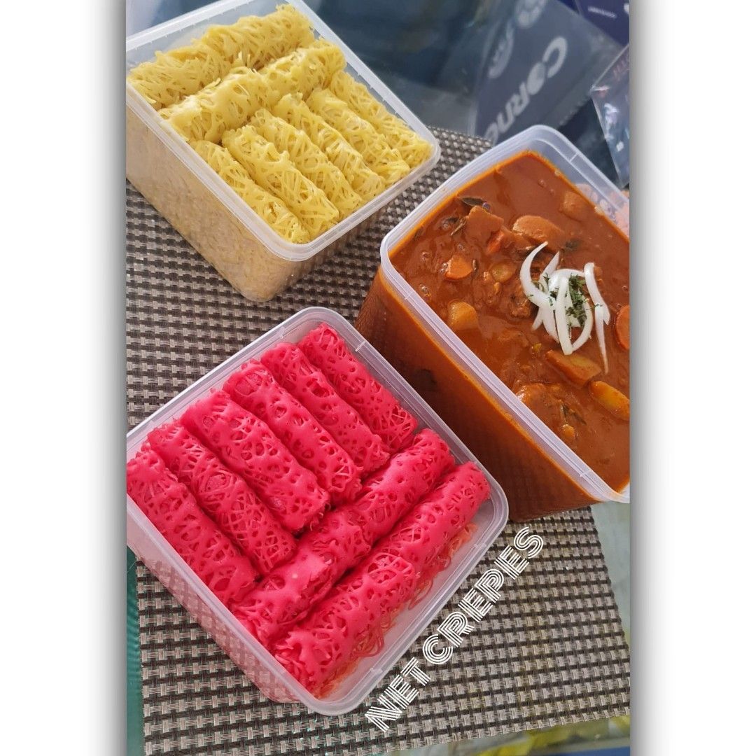 Roti Kirai - Custom Colours - Net Crepes SG, Food & Drinks, Homemade ...