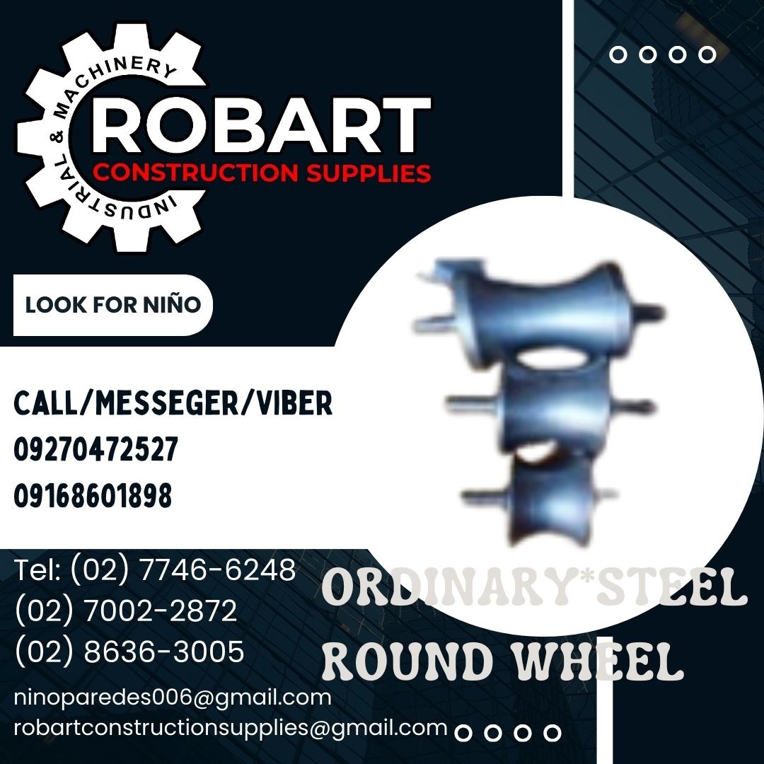 ROUND WHEEL (ORDINARY STEEL), Commercial & Industrial, Construction ...