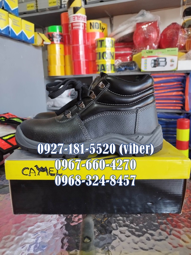safety shoes camel 7060 hi-cut, Men's Fashion, Footwear, Boots on Carousell