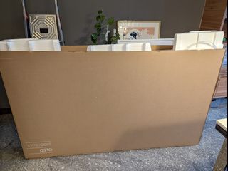 Samsung 55 inch TV magnetic frame (brick red), TV & Home Appliances, TV ...