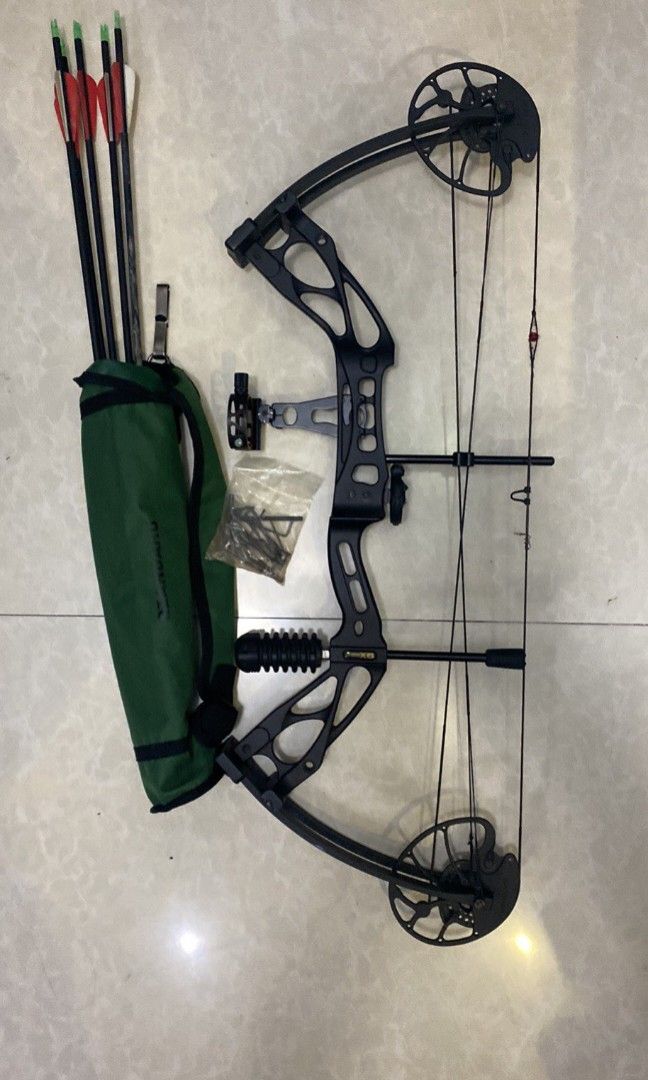 Sanlida Dragon X8 Compound Bow Set (2nd Hand), Sports Equipment, Sports ...