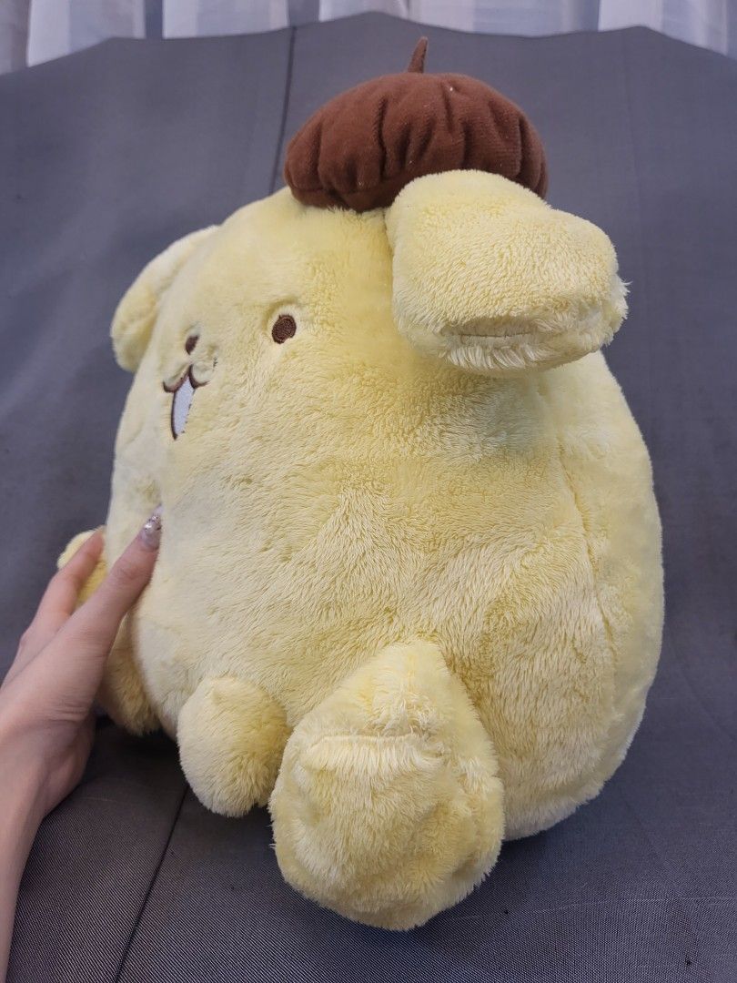 Sanrio Chubby Sitting Pompompurin Stuffed Toy, Hobbies & Toys, Toys ...