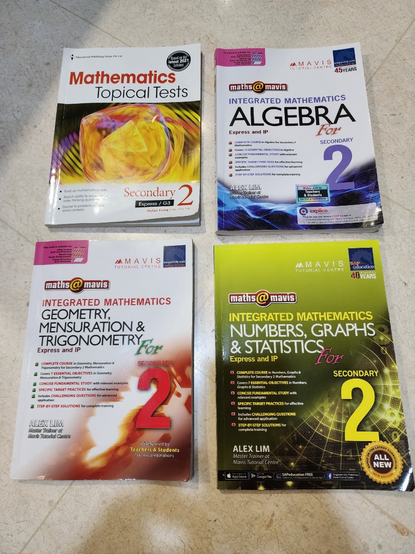 Secondary 2 Mathematic Assessment Books, Hobbies & Toys, Books ...