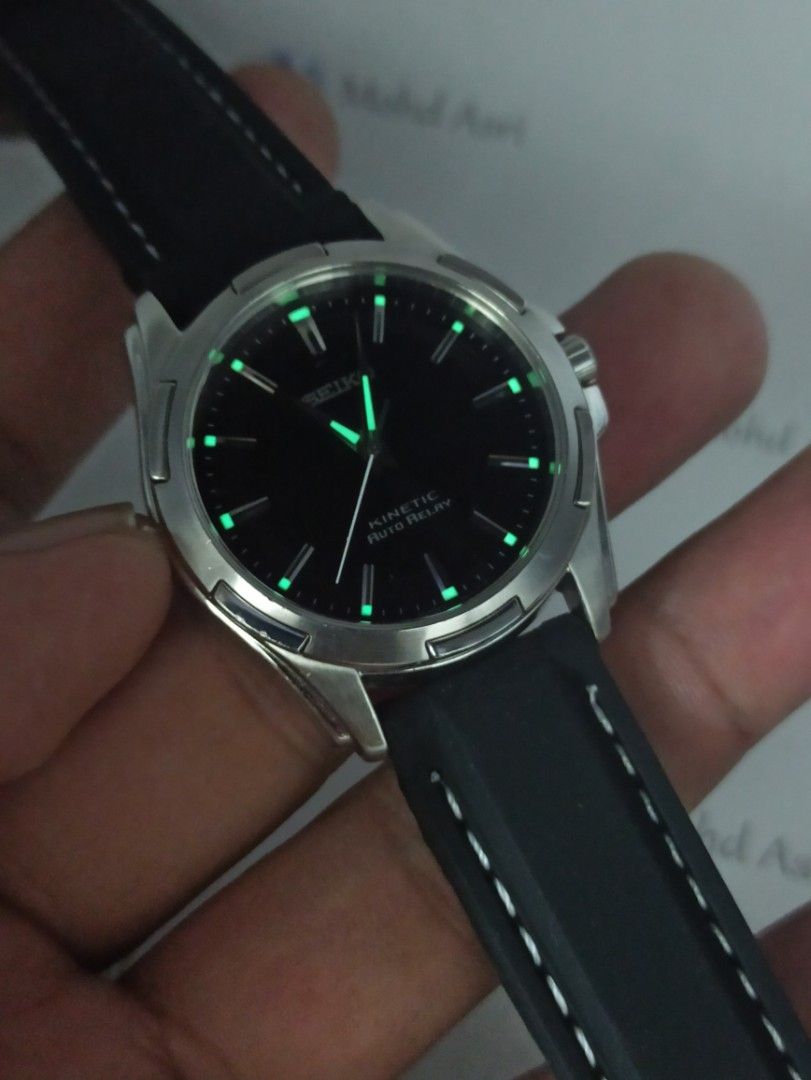 Seiko kinetic auto relay, Men's Fashion, Watches & Accessories, Watches ...