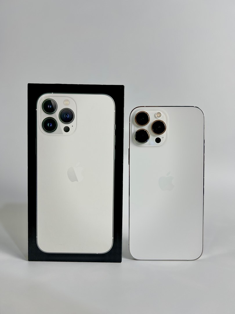 Silver Iphone 13 Pro Max 256GB with Original Box, Mobile Phones ...