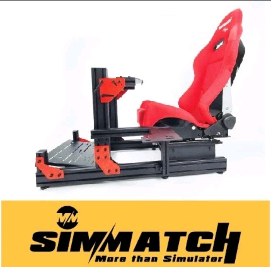 SIMMATCH RACING SIMULATOR RIG STAND GT1, Furniture & Home Living ...