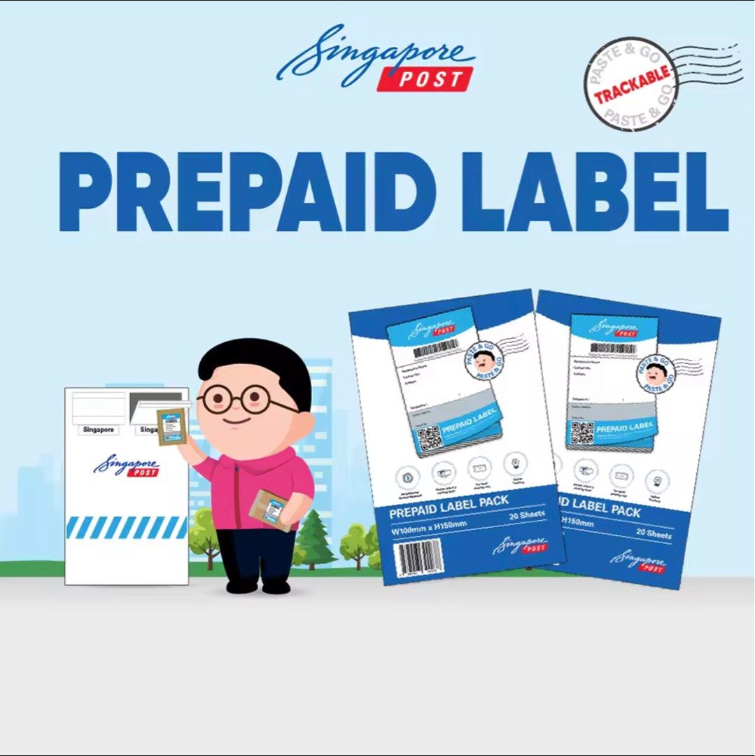 Singpost Prepaid Label, Everything Else on Carousell