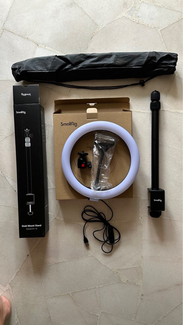 Smallrig Ring light with Desk Mount, Photography, Photography ...