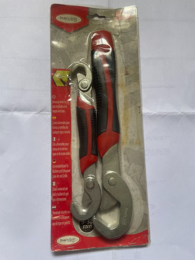 Snap'n Grip Universal Wrenches, Furniture & Home Living, Home ...