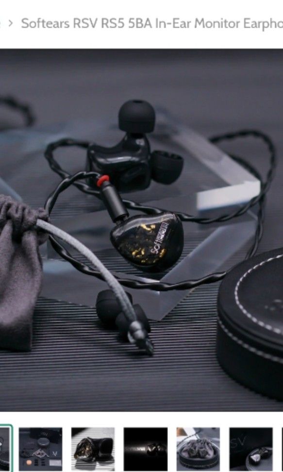 Softears RSV RS5 5BA In-Ear Monitor IEM, Audio, Earphones on Carousell