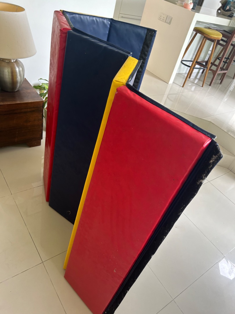 SoftGYM tumble mats x2, Sports Equipment, Exercise & Fitness, Exercise ...