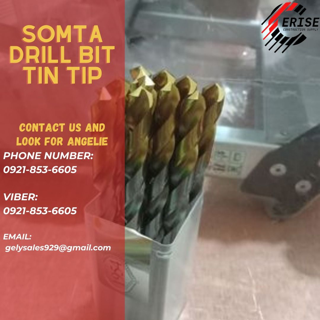 "SOMTA" DRILL BIT TIN TIP, Commercial & Industrial, Construction Tools ...