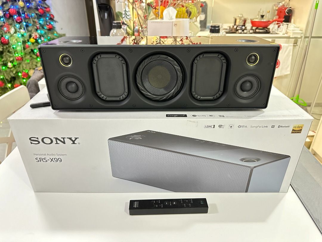 Sony SRS-X99 - Premium Bluetooth and WiFi Hi-Res speaker, Audio ...