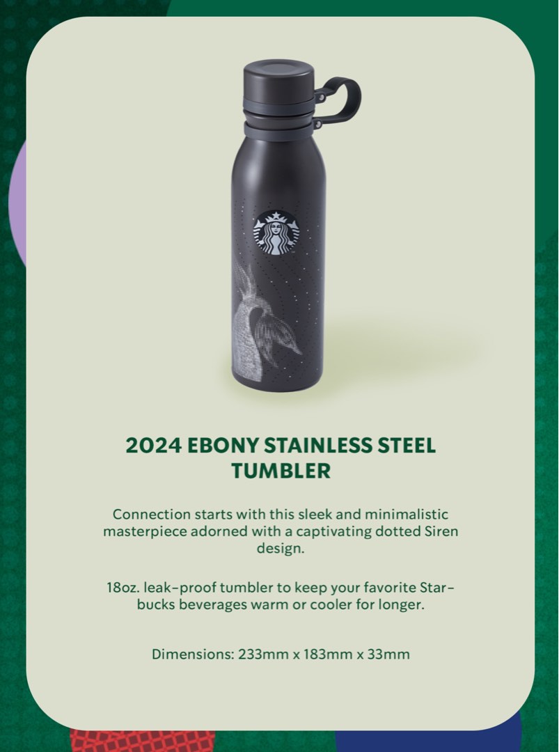 Starbucks Tumblr 2024, Furniture & Home Living, Kitchenware & Tableware ...