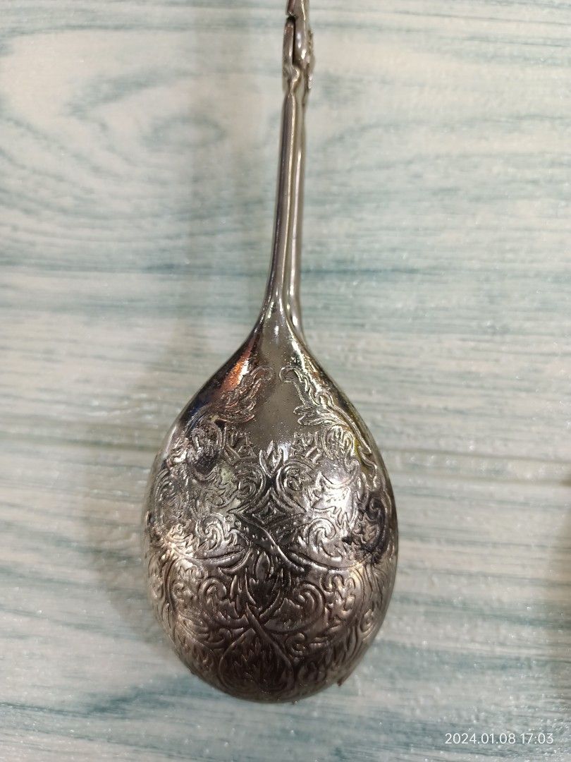 Steel Ladle with Food Tong Deco, Furniture & Home Living, Home Decor ...