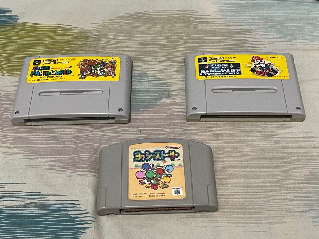 Super Famicom and Nintendo 64 Games, Video Gaming, Video Games ...