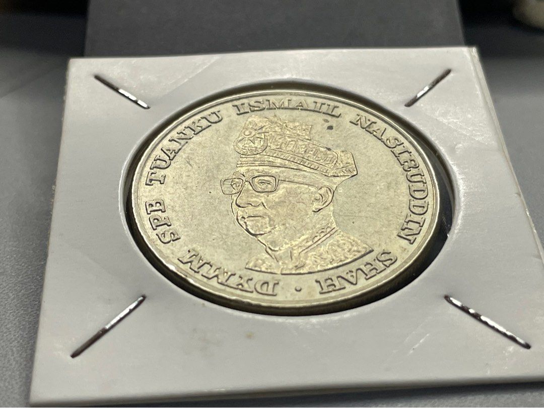 Syiling peringatan RM 1 10 tahun Bank Negara Malaysia RM1 1969 10th BNM Commemorative Coin duit ...