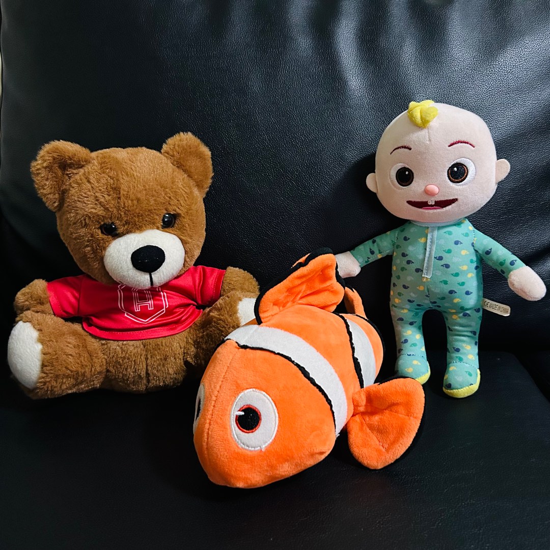 Teddy Bear, Nemo and JJ, Hobbies & Toys, Toys & Games on Carousell