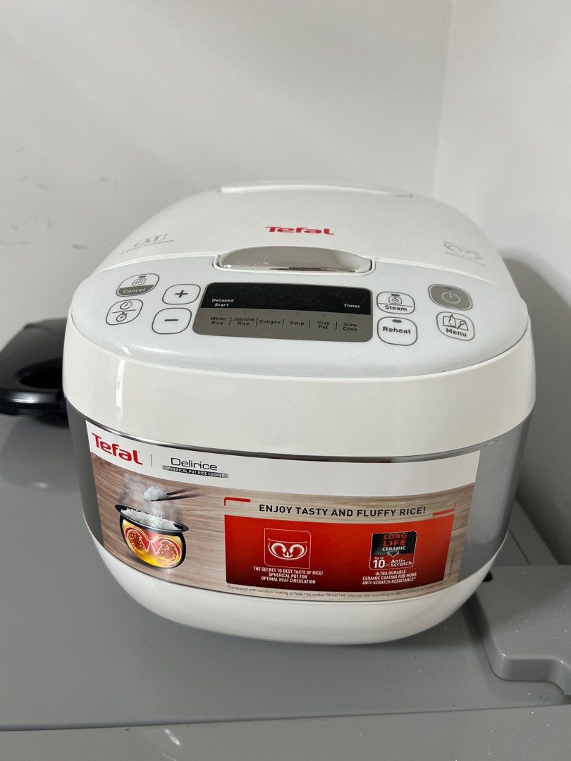 Tefal Delirice Rice Cooker 1.8L RK7521, TV & Home Appliances, Kitchen ...