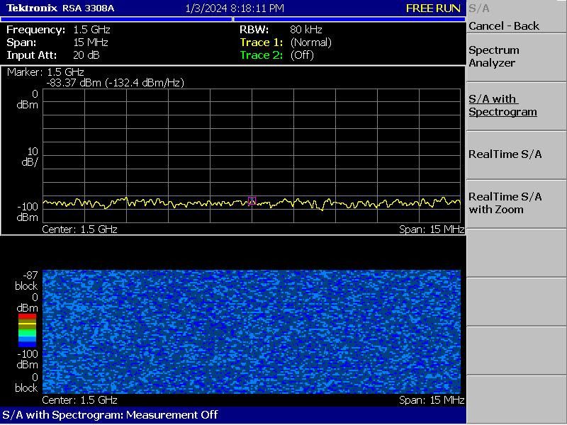 Tektronix Rsa3308a Real Time Spectrum Analyzerdc 8ghz Computers And Tech
