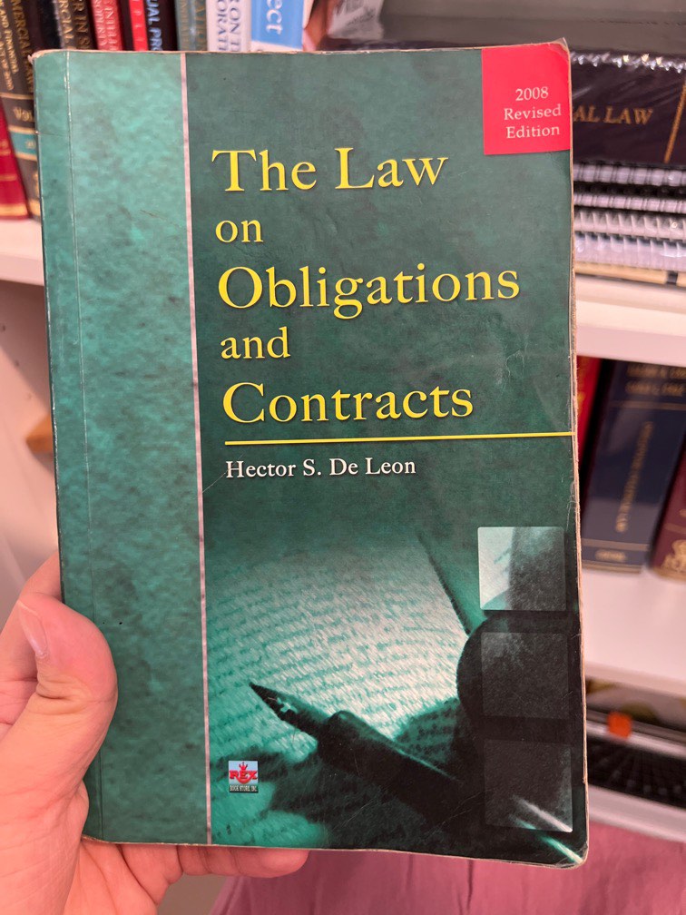 The Law on Obligations and contracts oblicon, Hobbies & Toys, Books ...