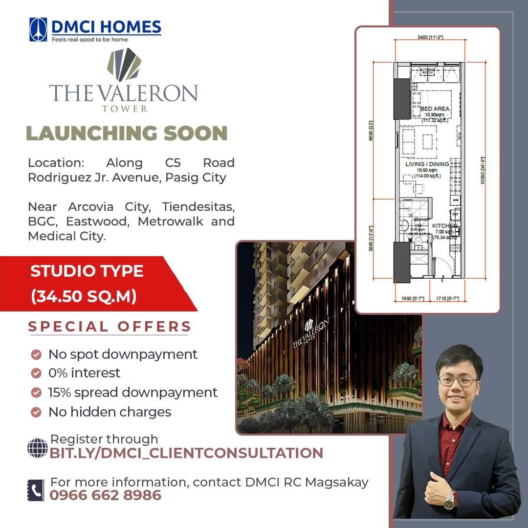 The Valeron Tower by DMCI Homes, Property, For Sale, Apartments & Condos on Carousell