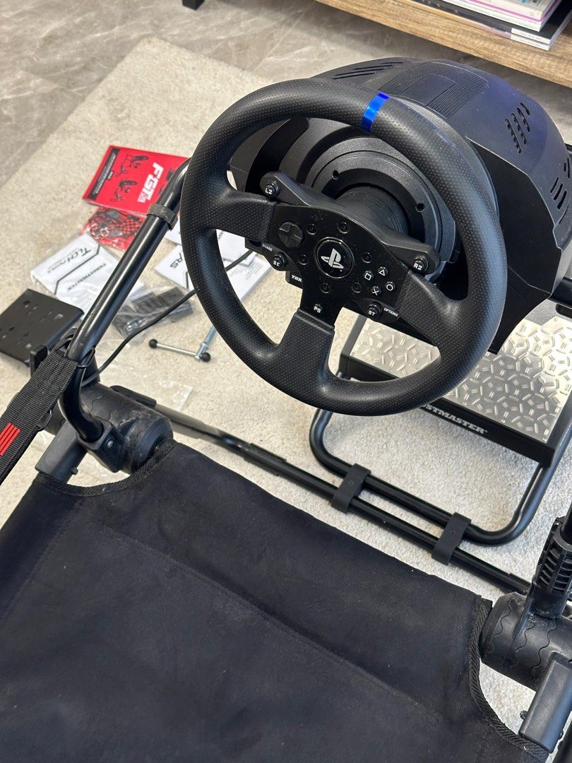 Thrustmaster T300RS + T-LCM pedals + F-GT Lite seat, Video Gaming ...