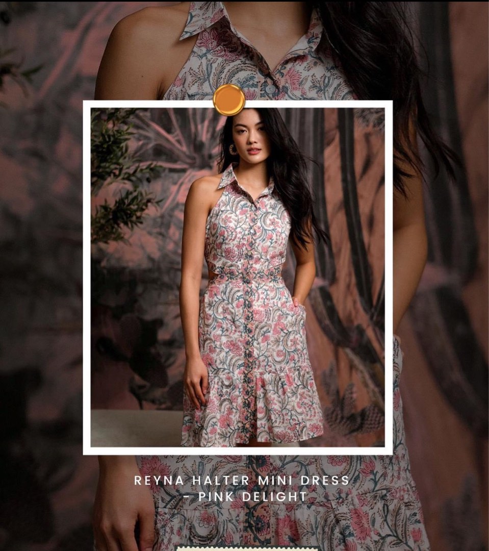 TMP Reyna Halter Mini dress, Women's Fashion, Dresses & Sets, Dresses ...