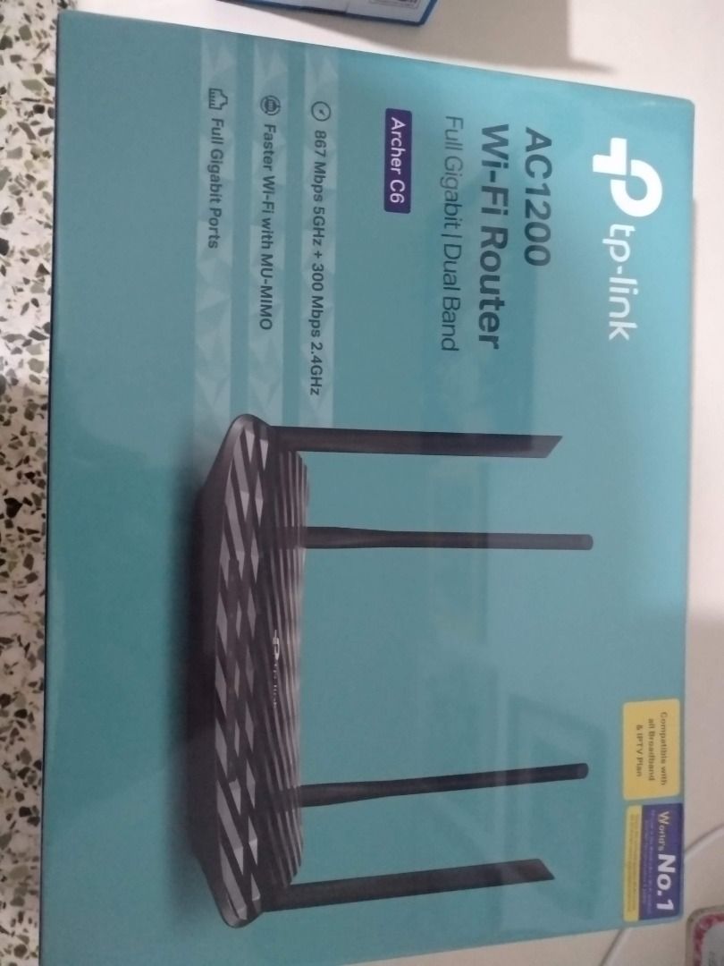 TPlink AC1200 wifi router, Computers & Tech, Parts & Accessories ...
