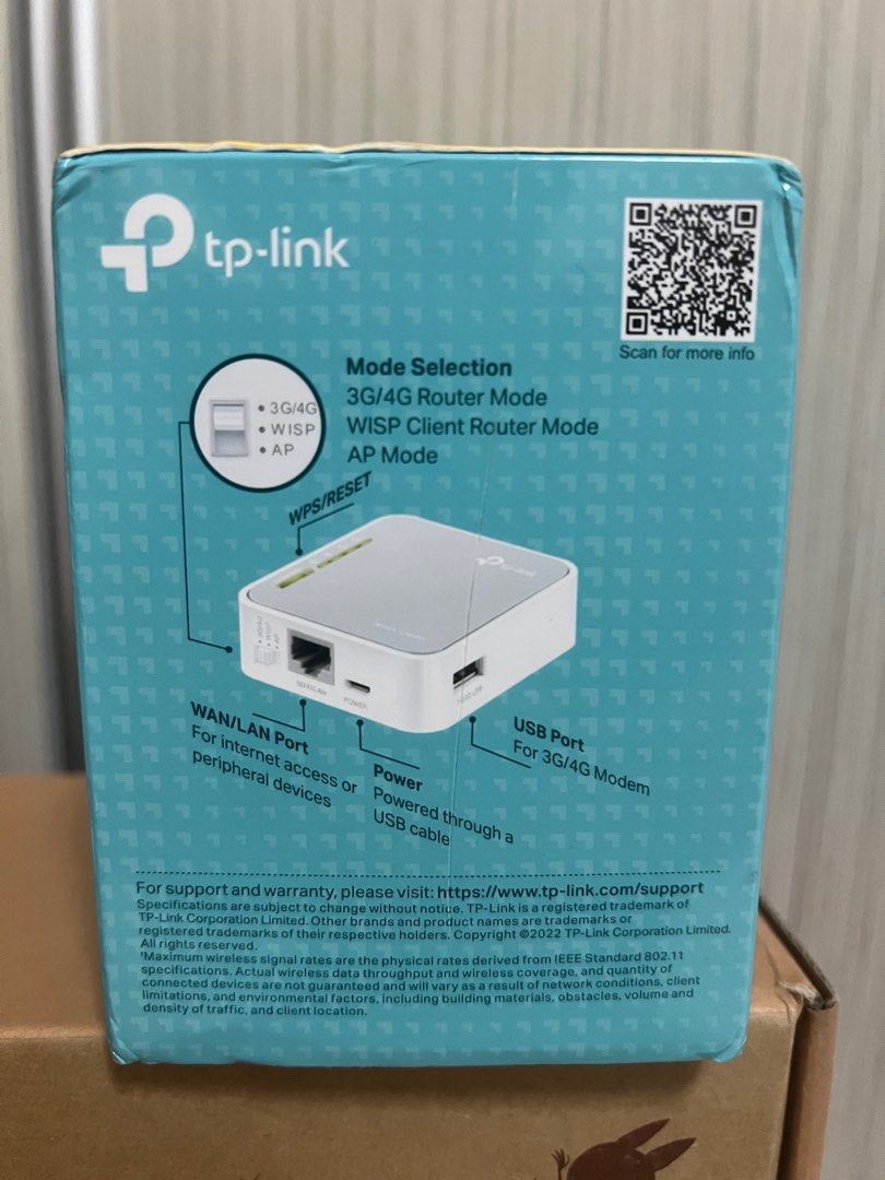 TPLink TL-MR3020 Portable WIFI Wireless Router, Computers & Tech, Parts ...